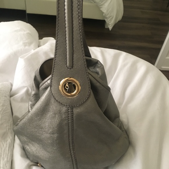 Yves Saint Laurent | Bags | Authentic Silver Ysl Limited Edition Purse ...